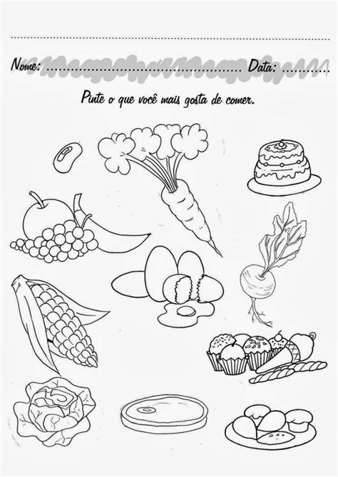 30 Atividades Sobre Alimentação Saudável Para Imprimir