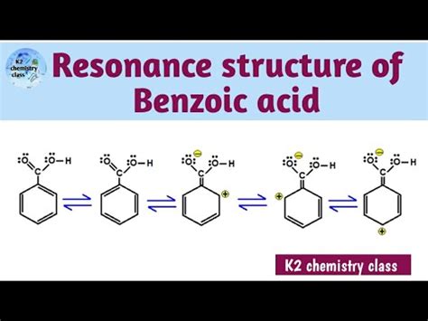 Resonance Structures Of Benzoic Acid Benzoic Acid Resonance Resonating