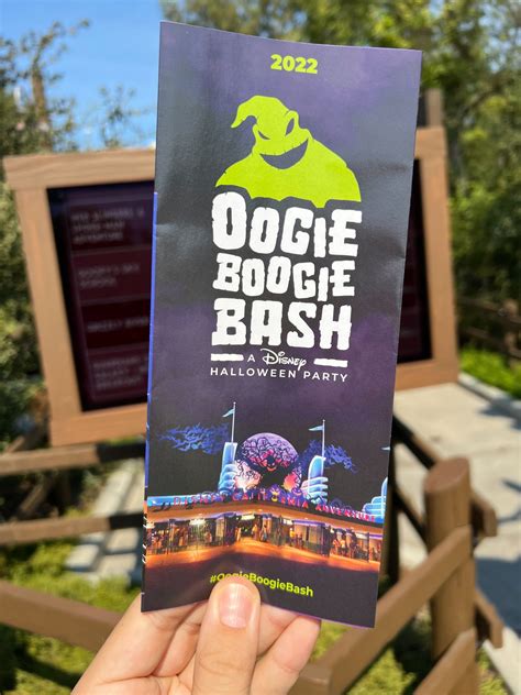 First Look At The 2022 Oogie Boogie Bash Guide Map And Trick Or Treat