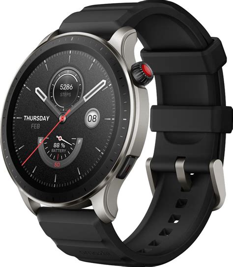 Смарт часы AMAZFIT GTR 4 A2166 1 43 черный серый купить в Ситилинк