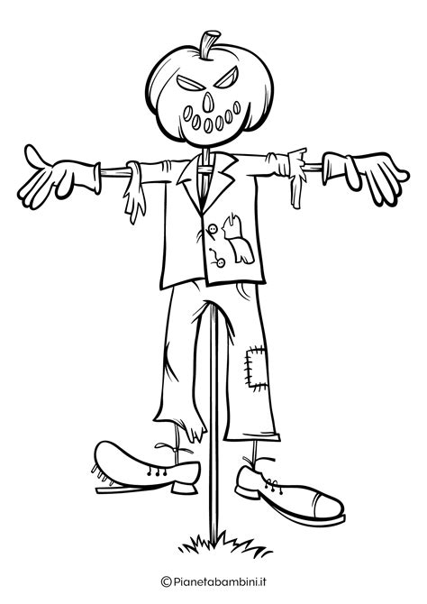 Disegni Spaventosi Di Halloween Da Colorare Pianetabambini It