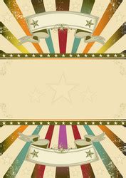 Circus Brown Vintage Background Royalty Free Vector Image