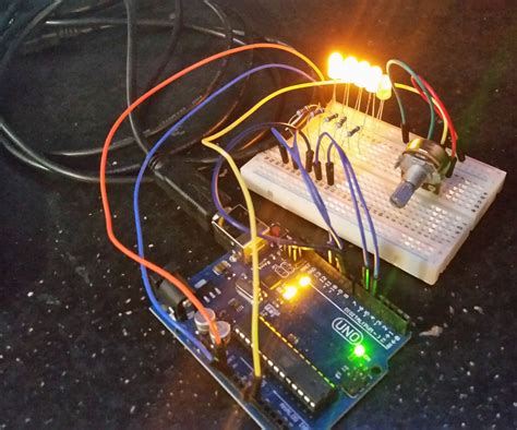 arduino fade a row of leds with pulse width modulation with pictures instructables