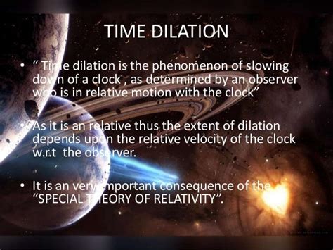 time dilation and length contraction