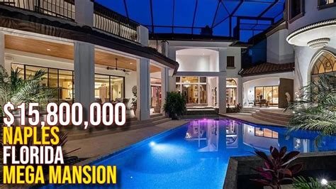 Inside 15 800 000 Naples Florida Mega Mansion