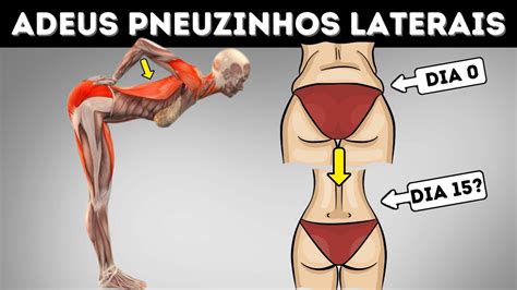 4 Exercícios SIMPLES Para Reduzir os Pneuzinhos Laterais e Emagrecer as