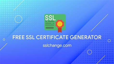Free Ssl Certificate Generator Freesslcertificate Freessl Letsencrypt Youtube
