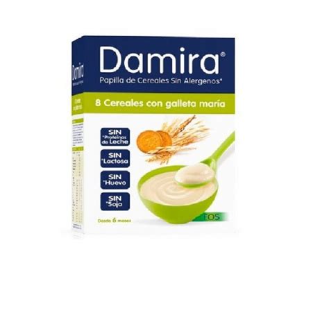Damira Papilla 8 Cereales Galleta Maria Y Fos 600 G