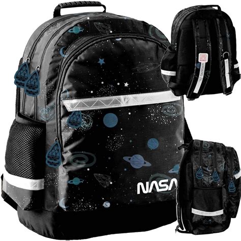 NASA Plecak Szkolny dla Chłopaka Kosmos Czarny PP21NS 116 iplecaki pl