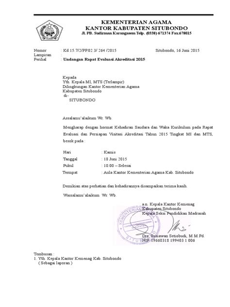 Detail Contoh Surat Akreditasi Koleksi Nomer