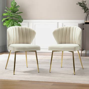 Everamafurniture Elowen Velvet Dining Chairs Temple Webster