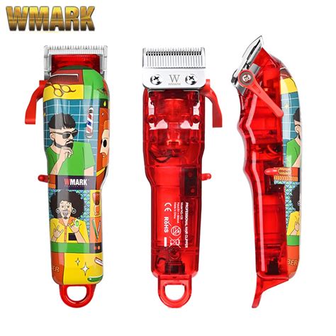 Máquina De Cortar Cabelo WMARK NG 128 408 Profissional Sem Fio