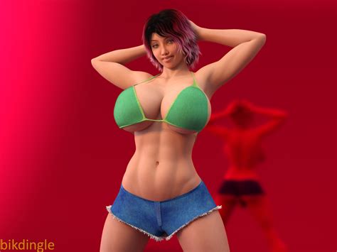 Enya Playful Poses 1 3D Render RenderHub Gallery