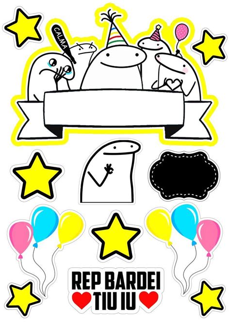 Some Stickers That Are On The Side Of A White Wall With Stars And Balloons