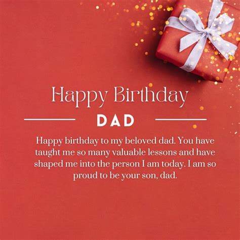 Heart Touching Birthday Wishes For Dad