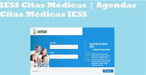 IESS citas médicas Agendar y consultar por internet 2024