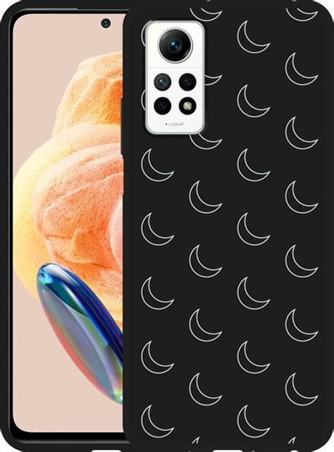 Cazy Hoesje Zwart Geschikt Voor Xiaomi Redmi Note Pro G Maanpatroon