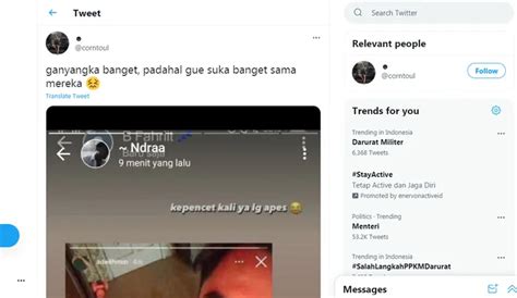Foto Skandal TikToker Ade Ilham Dan Oshi Tersebar Viral Di Twitter