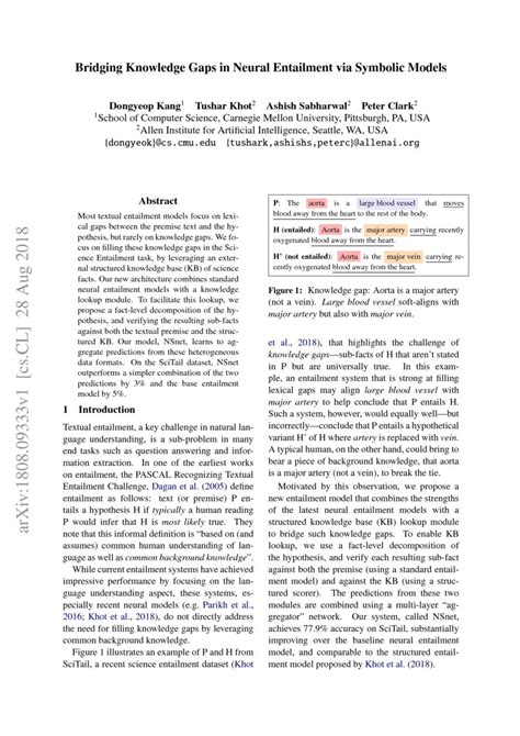 bridging knowledge gaps in neural entailment via symbolic models deepai