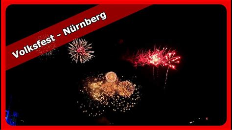 Eröffnungsfeuerwerk Nürnberger Herbstvolksfest 2023 YouTube