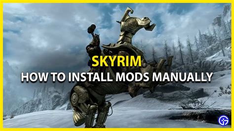 How To Install Mods Manually Skyrim Se