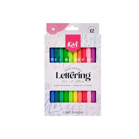 Set Marcadores Kiut Lettering X12 Juan Marcet
