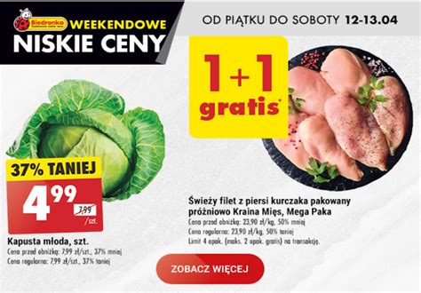 Weekendowe Niskie Ceny W Biedronce Sklep Oferuje Atrakcyjne Gratisy