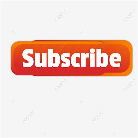 Subscribe Button Design Youtube Video Langganan Tombol Rancangan Png