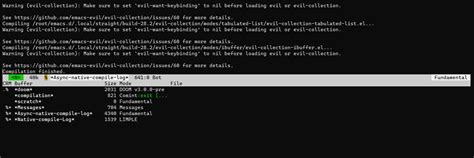errors in clean doom emacs installation dockerfile · issue 6995 · doomemacs doomemacs · github