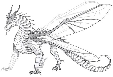 Wings Of Fire Coloring Pages ColoringLib