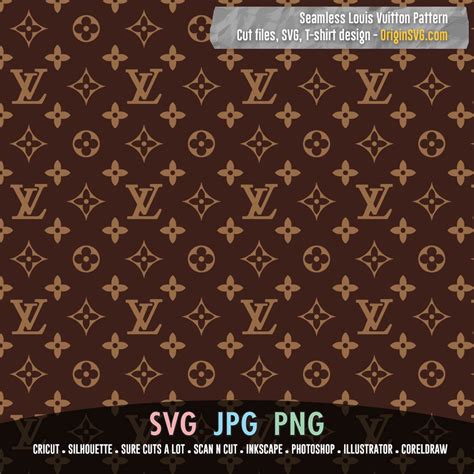 Louis Vuitton Pattern Svg Free 124 SVG PNG EPS DXF In Zip File