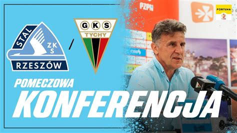 KONFERENCJA Konferencja prasowa po meczu Stal Rzeszów GKS Tychy 30