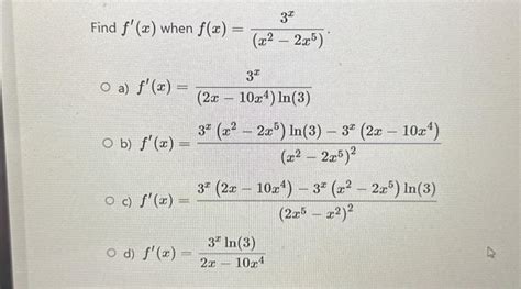 solved x when f x x2−2x5 3x