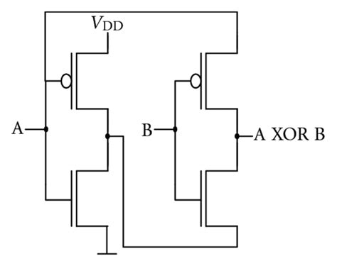 xor gate schematic diagram