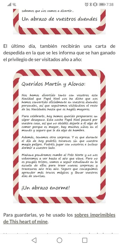 Pin De Aniie Mariiscal En Duende Carta De Despedida Del Elfo Duende