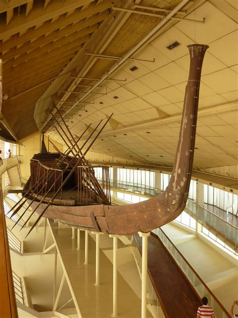 The Solar Boat Of Khufu Giza Pyramids 2011 View Of The So Flickr