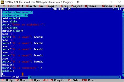C Program To Check Whether A Character Is Vowel Or Consonant