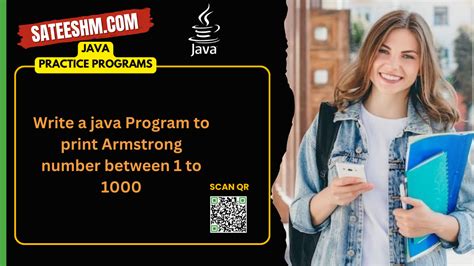 Write A Java Program To Print Armstrong Number Between To