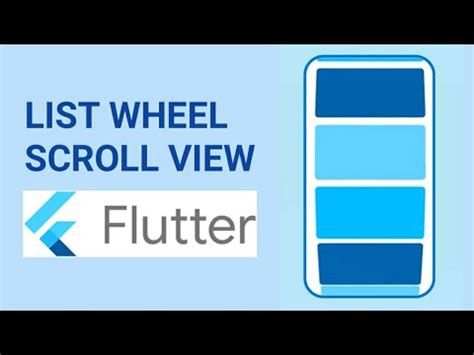 Flutter List Wheel Scroll View How To Use List Wheel Scroll View In