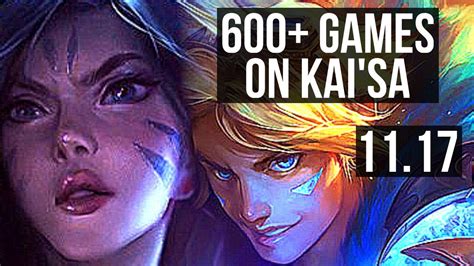 KAI SA Pyke Vs EZREAL Janna ADC 14 1 5 600 Games Legendary