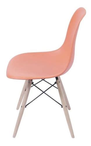 Cadeira De Jantar BoxBit DKR Eames Base Madera Estrutura De Cor