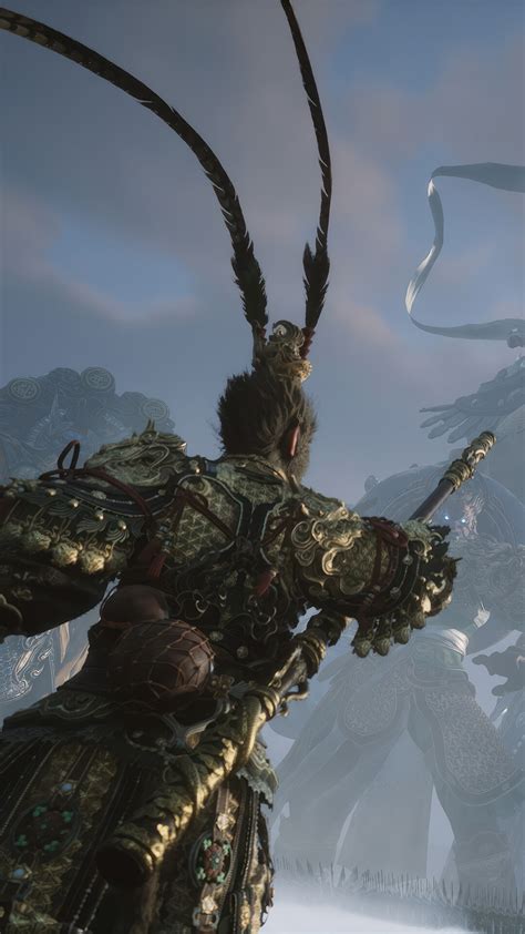 5112a Black Myth Wukong Vs Ancient Gods 4K Wallpaper IPhone Phone