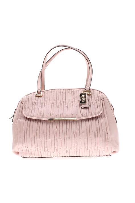Bolso De Hombro Rosa De Coach