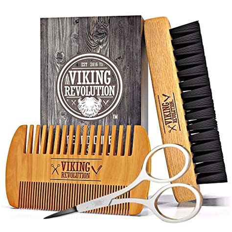 Viking Revolution Peigne Barbe Et Brosse Barbe Pour Homme
