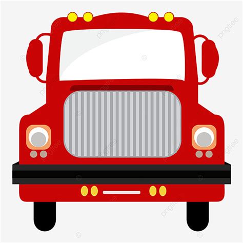 Semi Truck Front Clip Art
