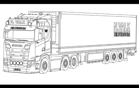 Scania V Truck Coloring Pages Daimler Benz Trailers Unimog Hot Sex