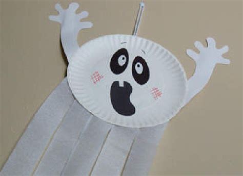 Manualidades Para Halloween Fantasma Con Platos Desechables
