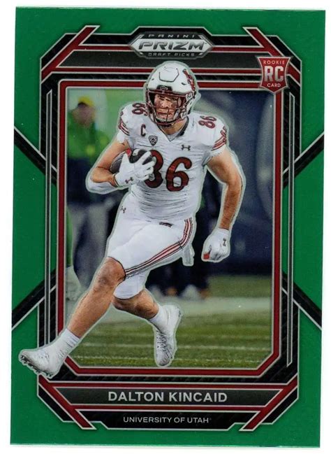 NFL 2023 Panini Prizm Draft Picks Single Card Green Dalton Kincaid 157