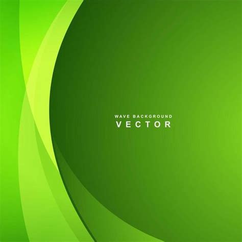 Fondo Verde Abstracto De La Onda Del Negocio Vector Verde Fondos