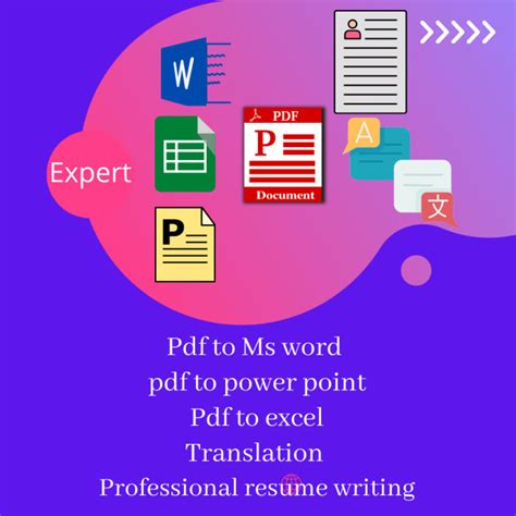 do manual typing work convert pdf to word or excel by hirarehmantarar fiverr
